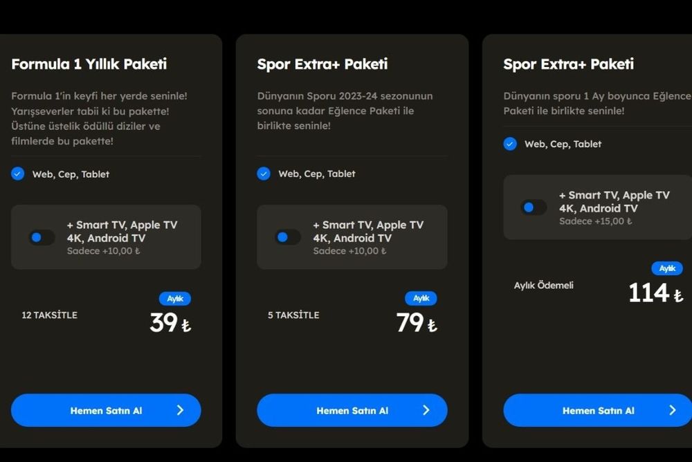 beIN SPORTS, Formula 1 taraftarları için özel 39 TL'lik paket duyurdu