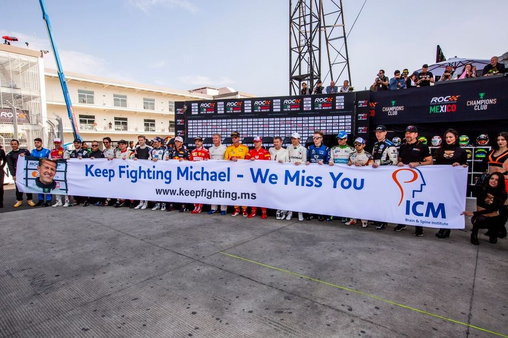 Michael Schumacher, oğlu Mick ve Vettel'in katıldığı ROC etkinliğinde ...