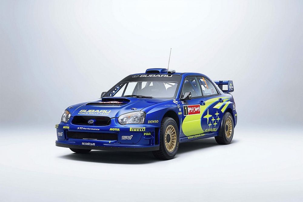 La Subaru Impreza S10 WRC '04 de Petter Solberg mise aux enchères