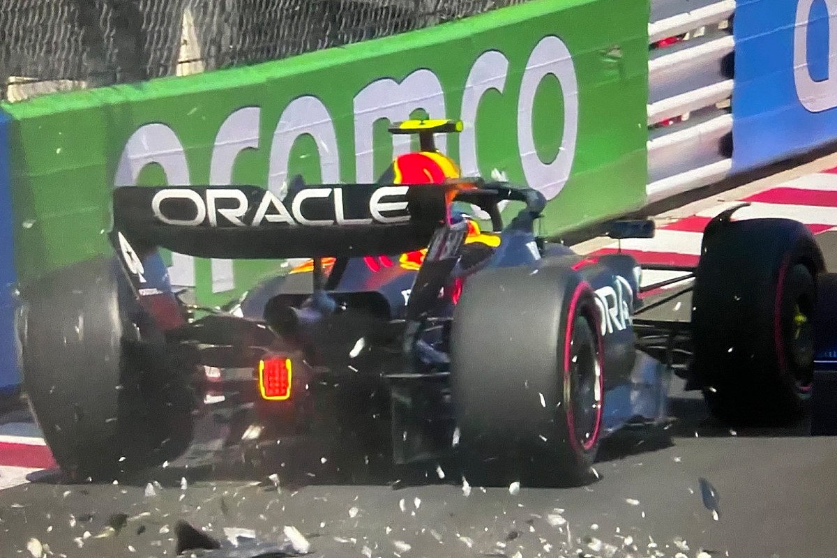 VIDEO: Choque de Checo Pérez en la calificación en Mónaco