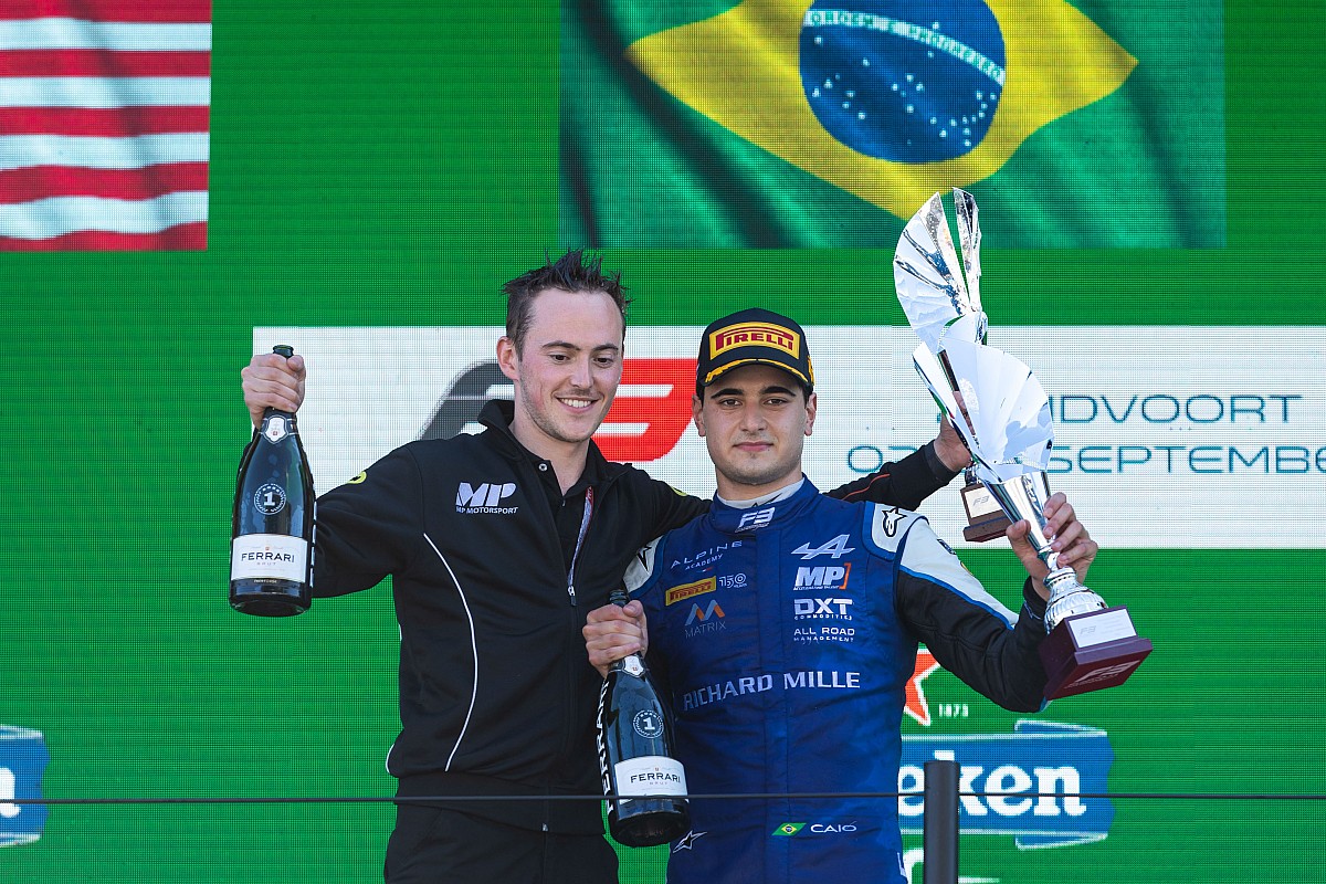 Caio Collet celebra mais uma vitória na F3, agora em Zandvoort