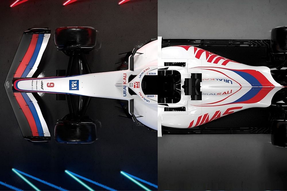 Vergleich Formel-1-Autos 2022 vs. 2021: Haas