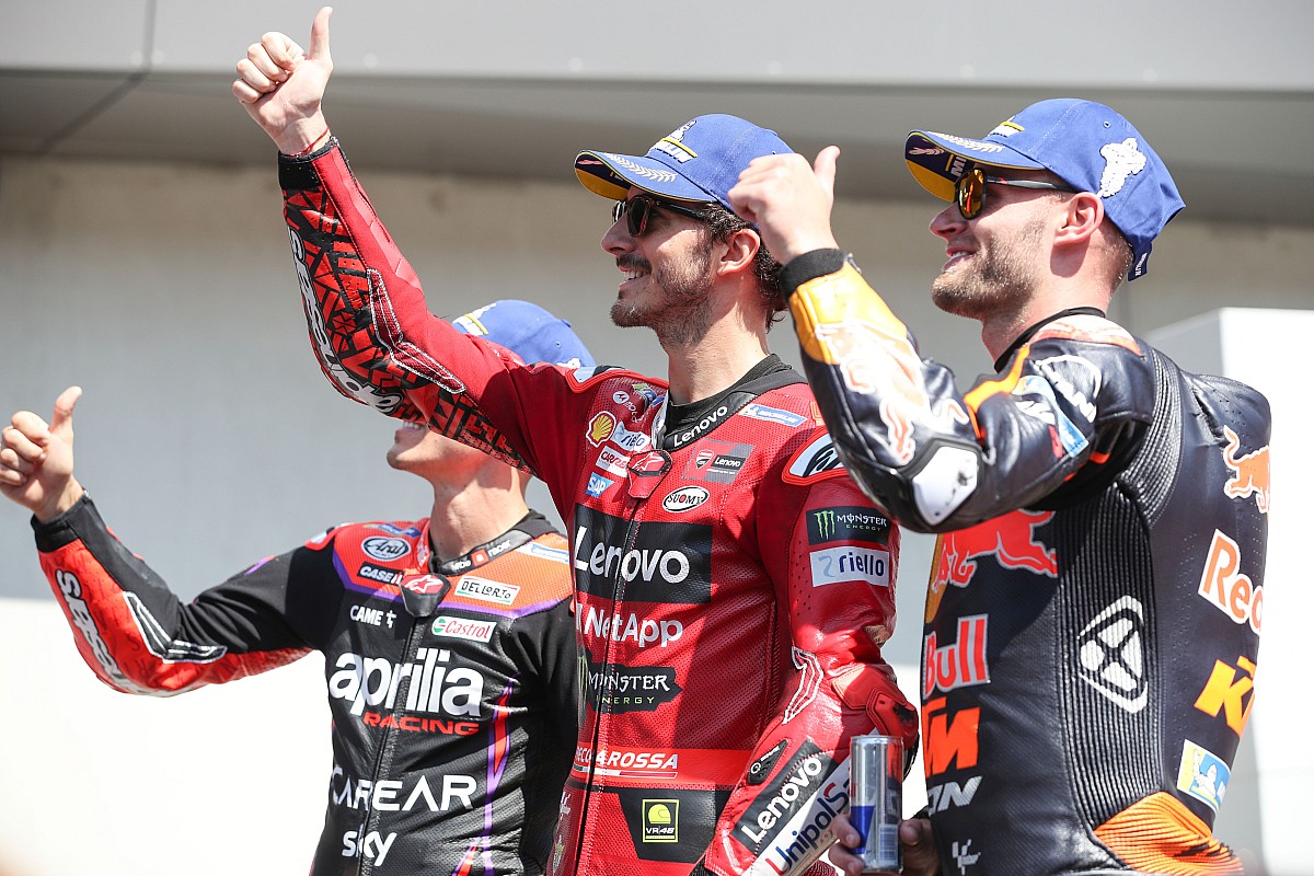 La grille de départ du sprint au GP d'Autriche MotoGP