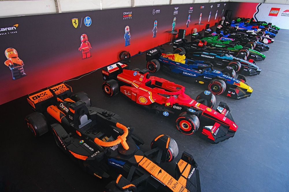 Formula 1 rolls out full-size LEGO cars for Miami GP drivers' parade