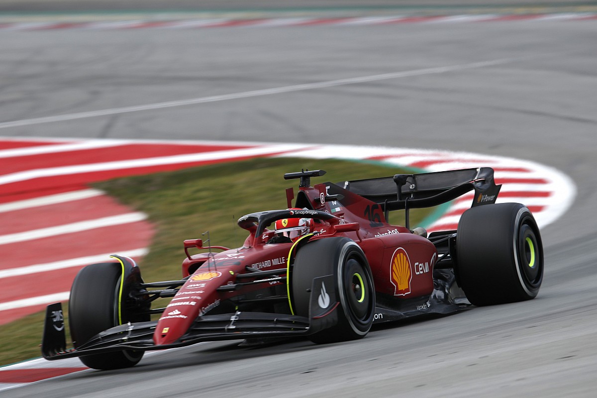 2022 F1 Barcelona test: Leclerc tops second day for Ferrari