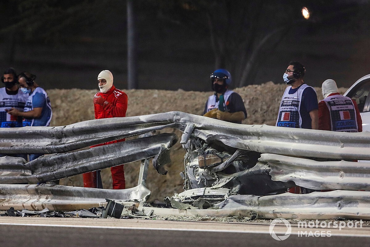 Masi: Guardrail damage was inevitable in Grosjean crash
