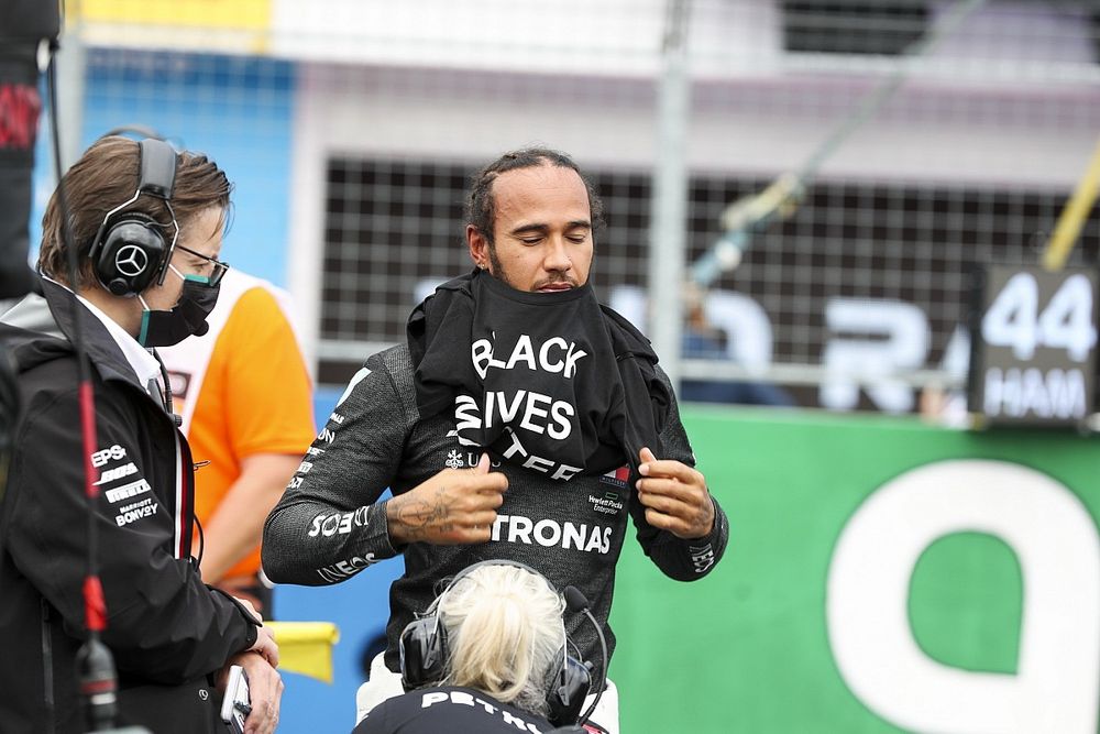Hamilton: "Takıma, Black Lives Matter protestosundan bahsetmemiştim"