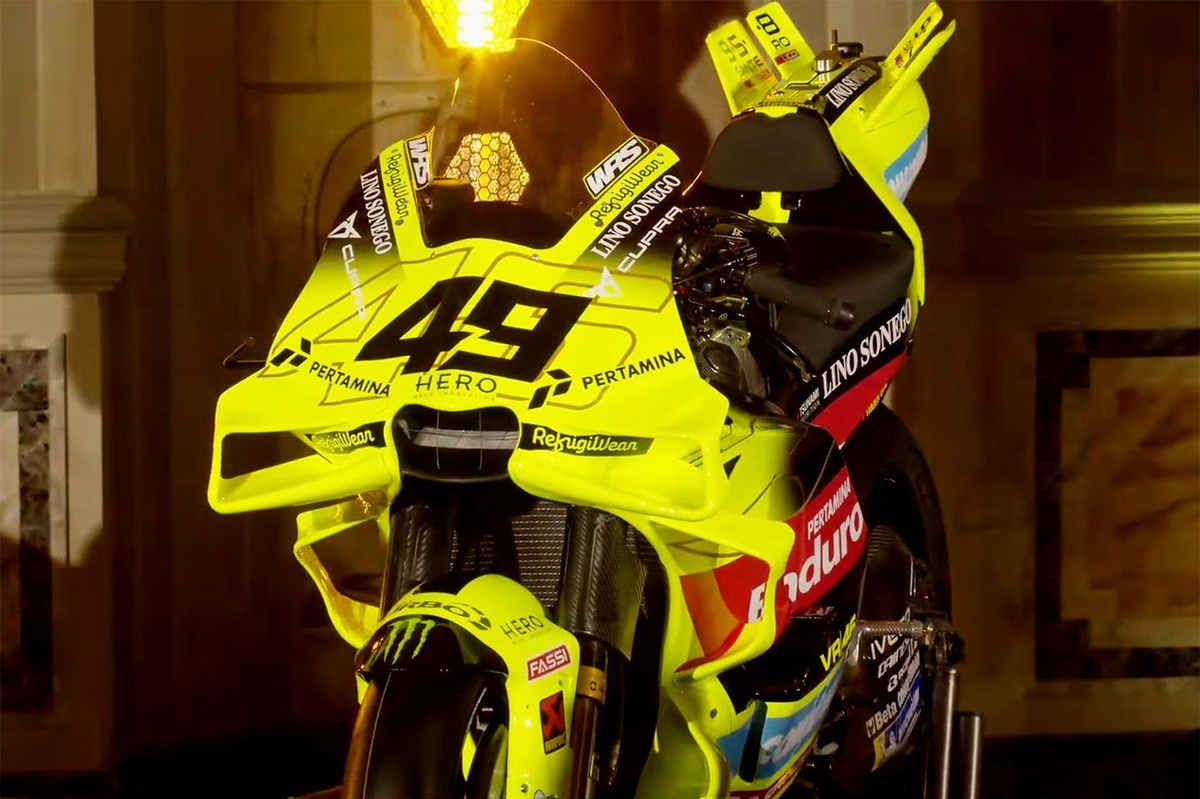 Valentino Rossi’s VR46 team launches 2026 MotoGP bike in Rome