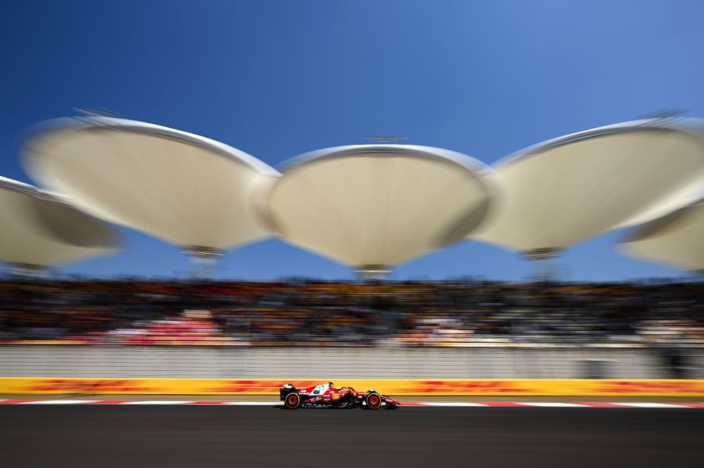 Dit is de startopstelling voor de F1 sprintrace in China