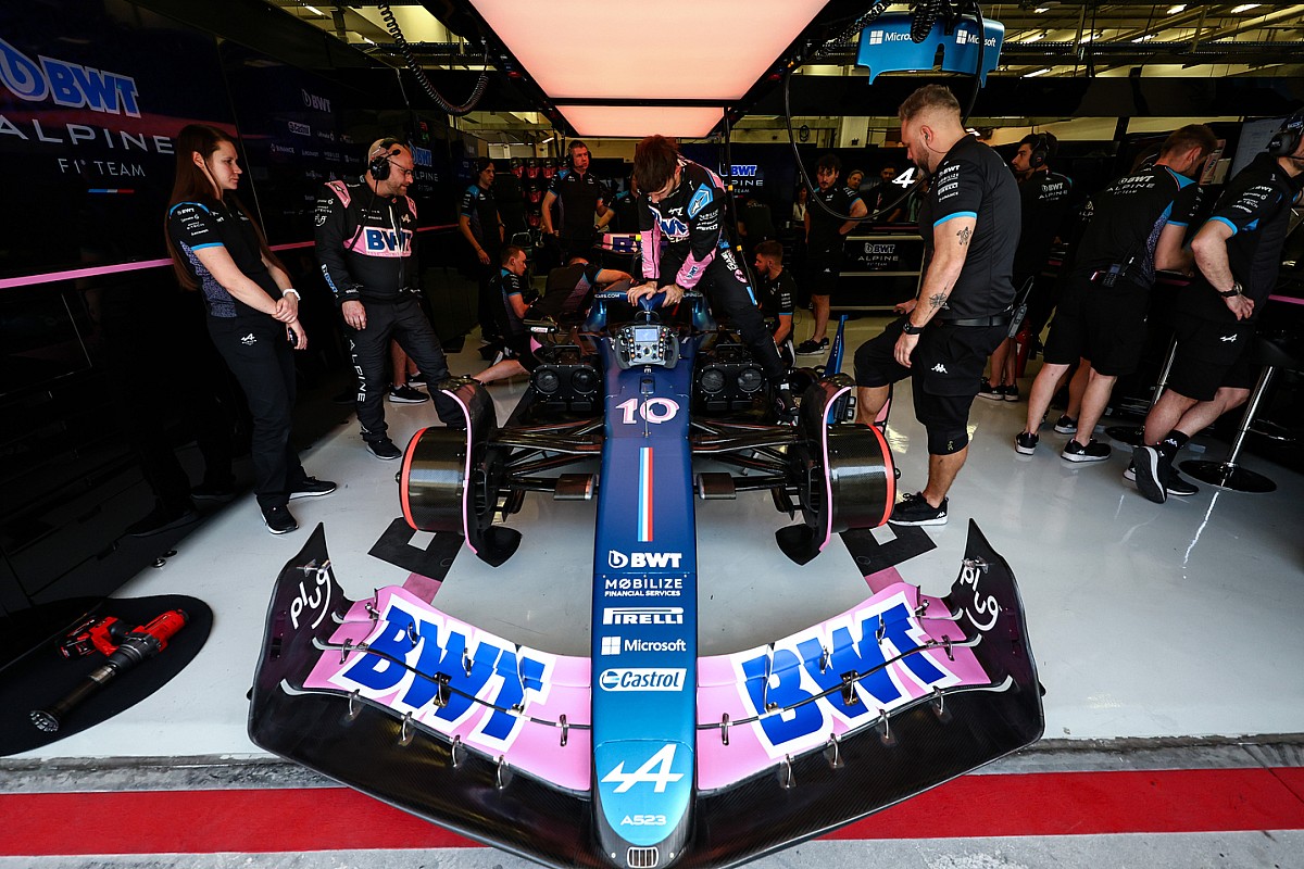 Alpine experimenteerde uitvoerig in F1-test: “Voor latere races"