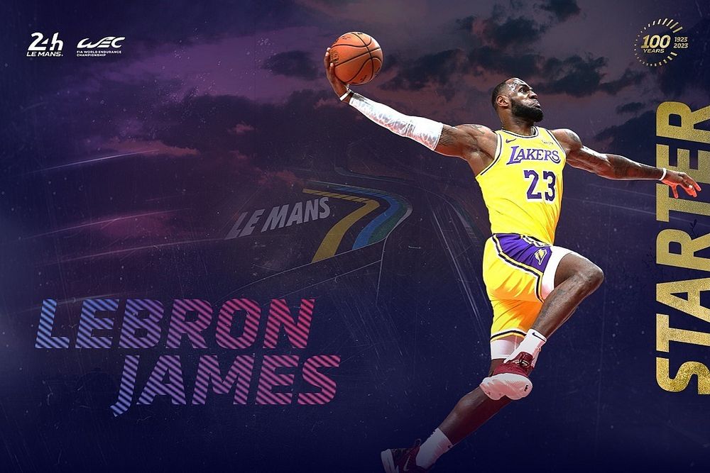 LeBron James verricht officiële start 24 uur van Le Mans 2023
