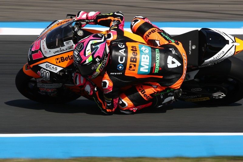 Moto2-Qualifying Assen 2023: Lopez mit dem Boscoscuro-Chassis auf Pole