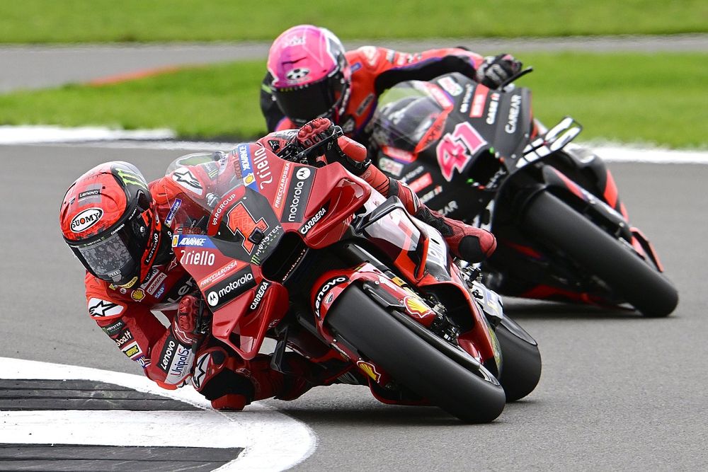 Bagnaia ‘never thinking about proving a point’ to not crash in tricky ...