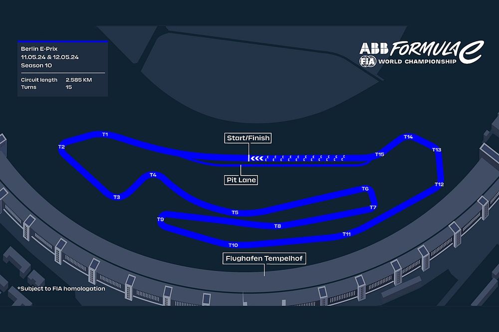 La Fórmula E desvela el nuevo trazado para el E-Prix de Berlín