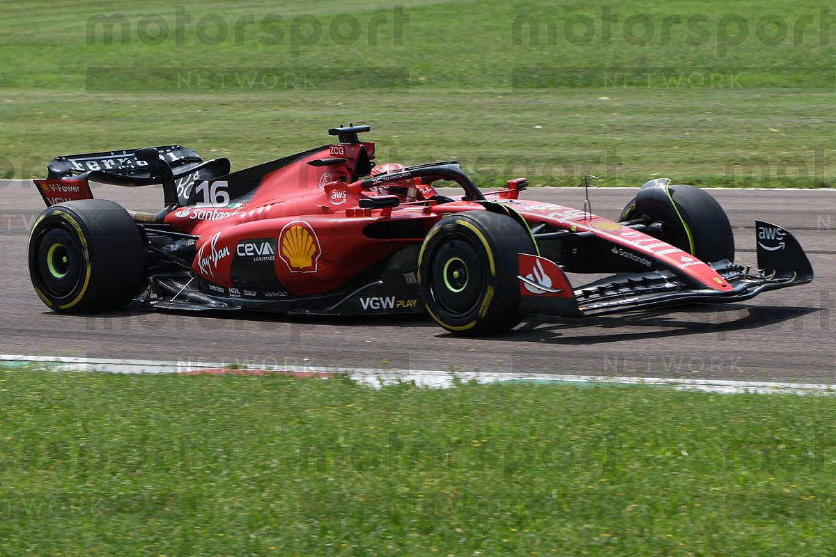 Ferrari dejó ver las mejoras del SF-23 en su filming day