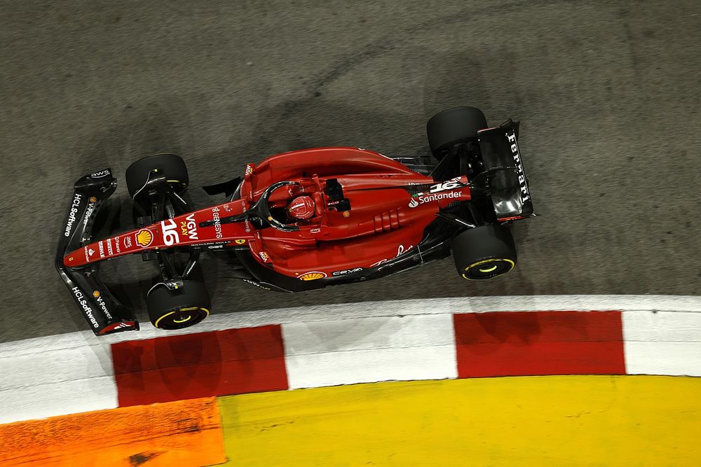 Russell suspects Ferrari not running engine at full power in Singapore ...