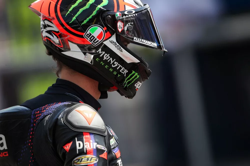 MotoGP points leader Bezzecchi banned from Czech GP for hitting marshal ...