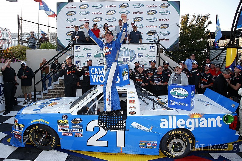 Sauter scores first win of 2017 after strategy puts him in the lead