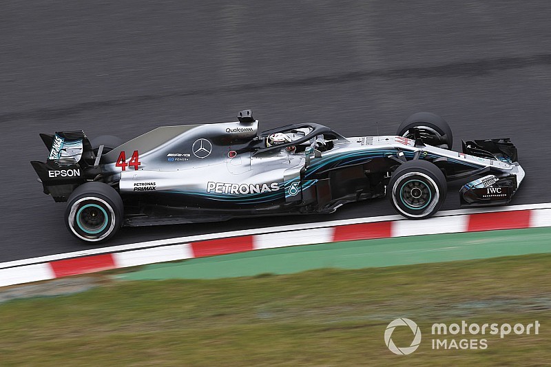 Lewis Hamilton domina primeiro treino livre do GP do Japão