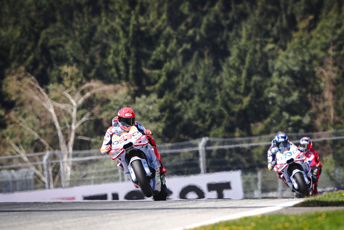 Parrilla de salida de MotoGP en Austria