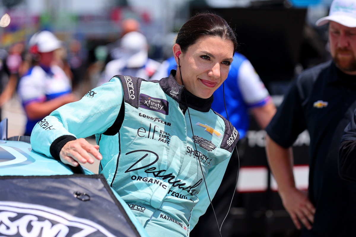 Katherine Legge makes NASCAR Cup race over 23XI in Chicago upset