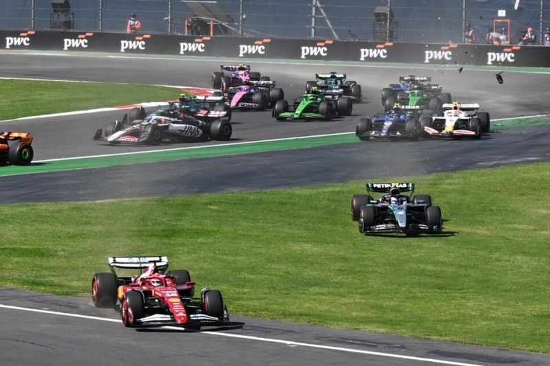 "Rasenmäher-Rennen": Russell fühlt sich in Mexiko um Podium betrogen