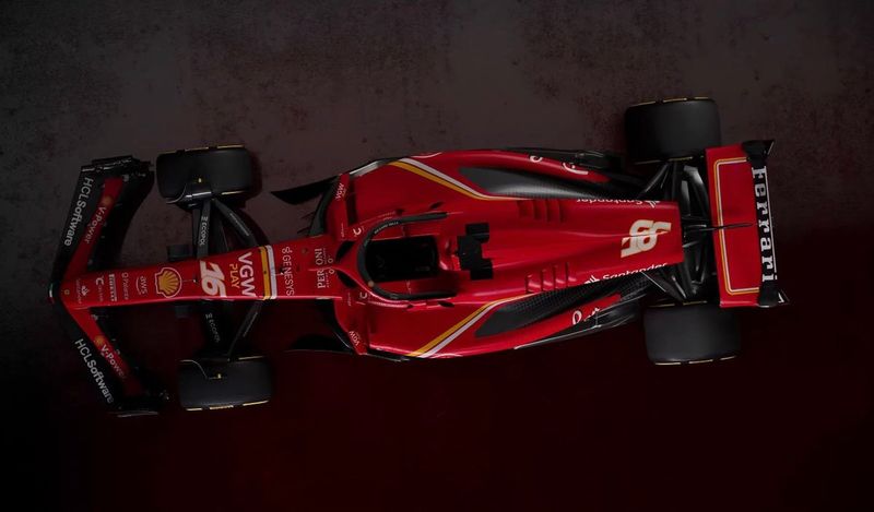 Foto's: De Ferrari F1 SF-24 vanuit alle hoeken