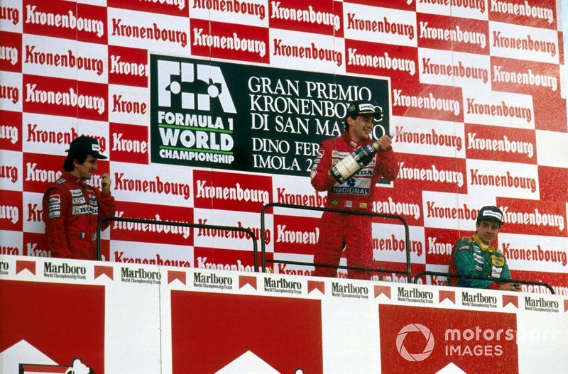 Gallery: Best of Senna's podium celebrations