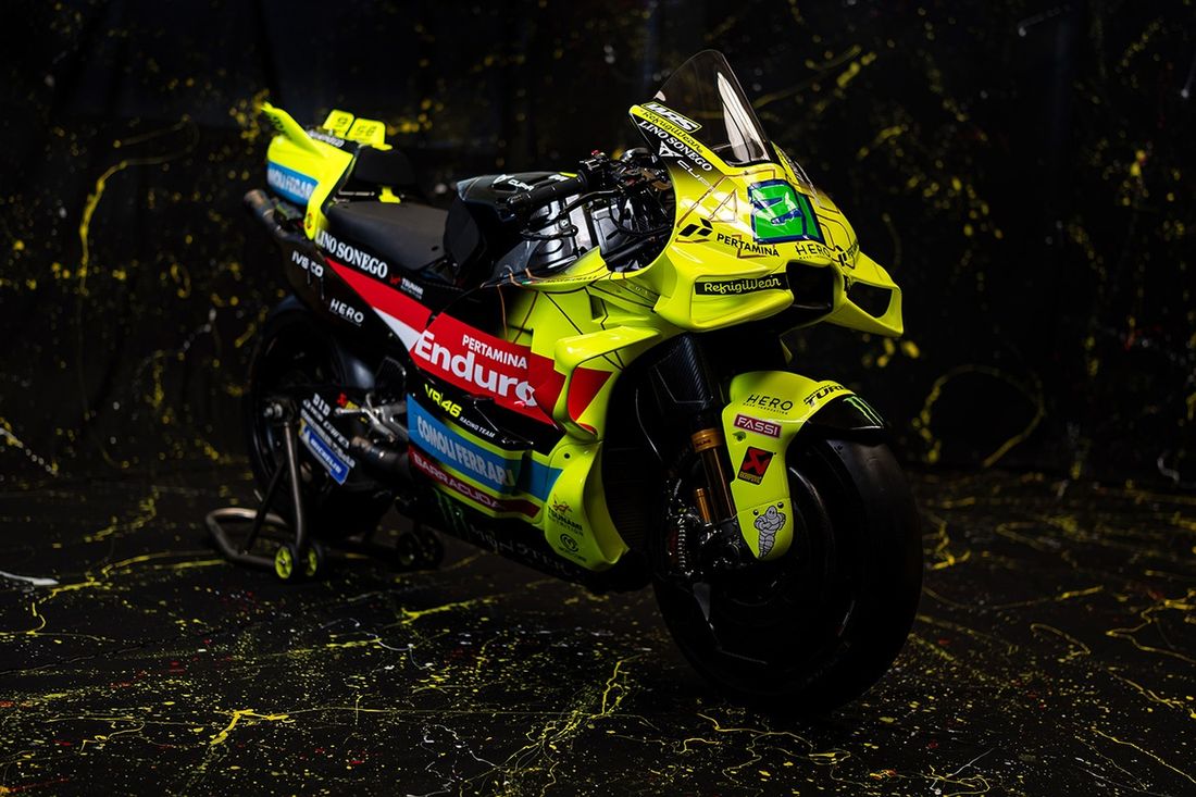 VR46 livery, in photos MotoGP