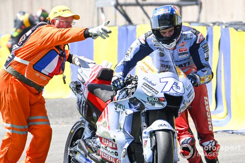 Alex Marquez explains “scary” Marini crash in Le Mans MotoGP race