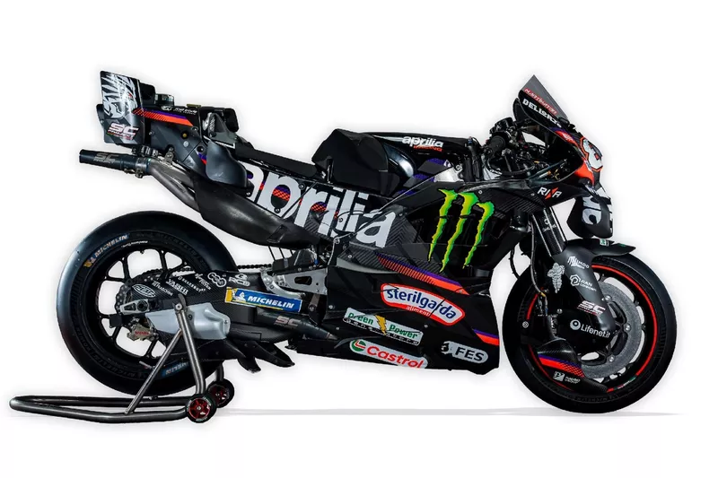 Aprilia révèle sa nouvelle livrée avec Monster
