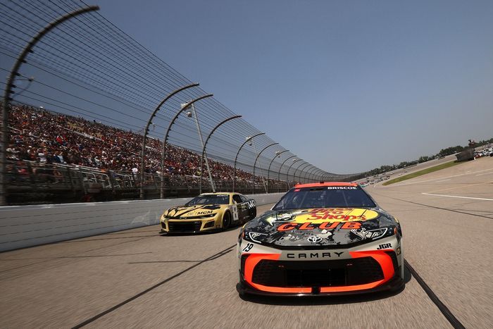 Alex Bowman unhurt after massive hit that red flags Michigan Cup race