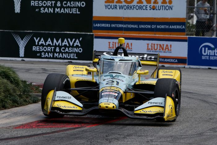 Christian Lundgaard overcomes qualifying crash to claim Long Beach race ...
