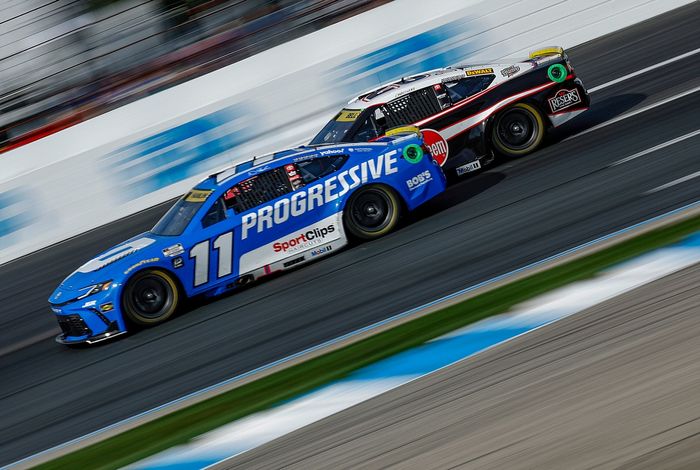 Denny Hamlin dumps teammate Ty Gibbs in bitter on-track feud