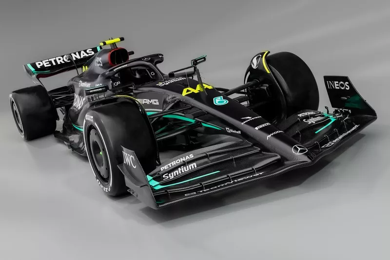 Mercedes unveils W14 Formula 1 car for 2023 season