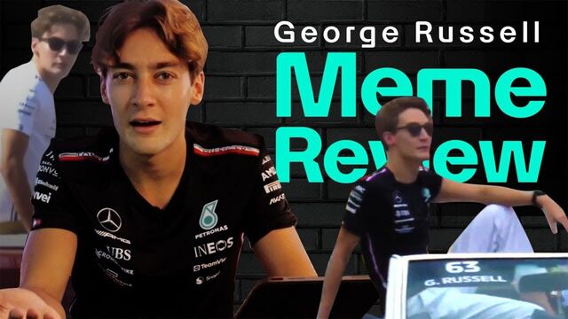 George Russell Reacts to his HILARIOUS 2023 Memes! - Formula 1 Videos