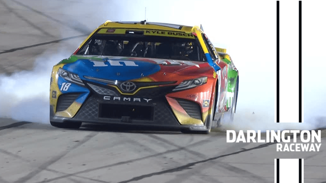 Kyle Busch’s motor blows up under caution at Darlington - NASCAR Cup Videos
