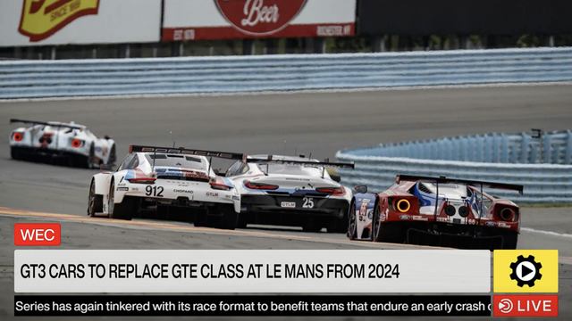 WEC: GT3 cars to replace GTE class at Le Mans from 2024 - WEC Videos