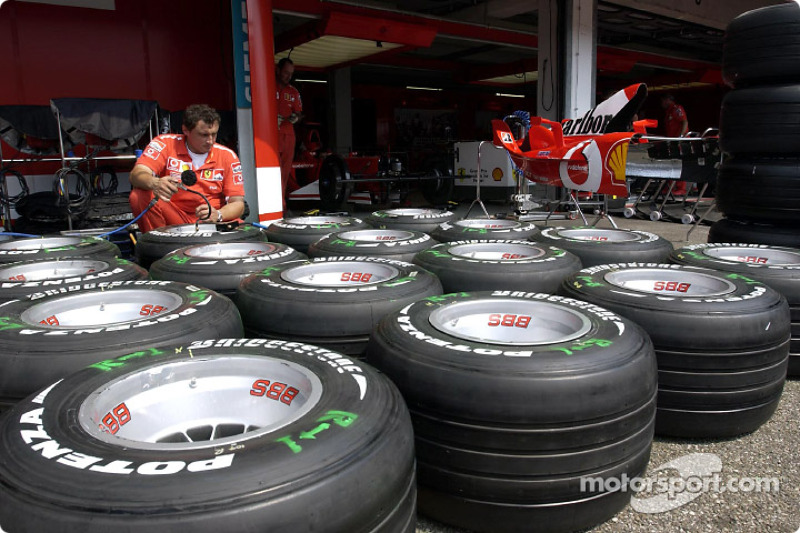The Bridgestone and Ferrari partnership