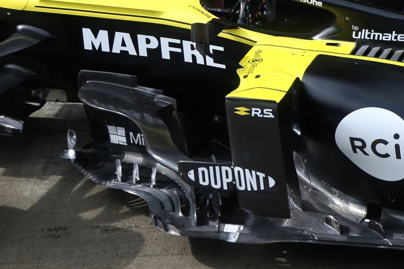 Renault introduces new front wing, bargeboard additions for F1 opener