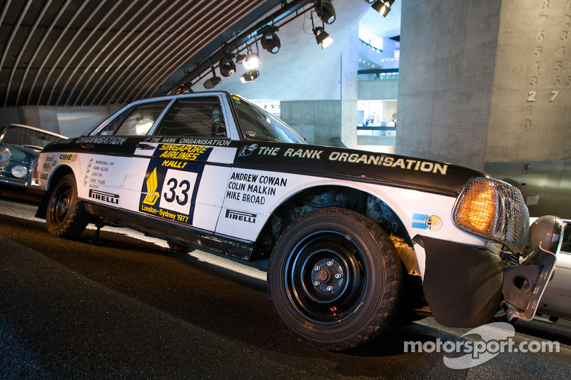 Silver arrows: 1977 Mercedes-Benz 280 E rally car at Visit of the ...