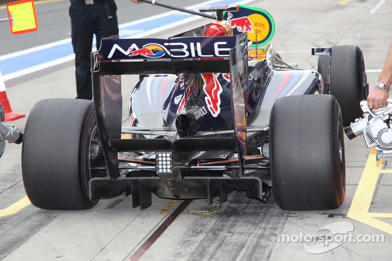 Mark Webber, Red Bull Racing rear diffuser at German GP